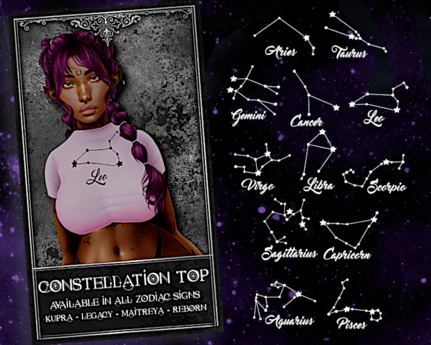 Second Life Marketplace - {R} Constellation Top - Taurus